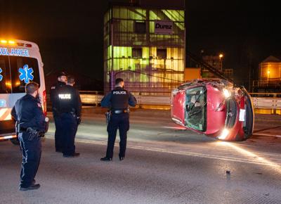Rollover crash on Packard Road bridge investigated | Local News ...