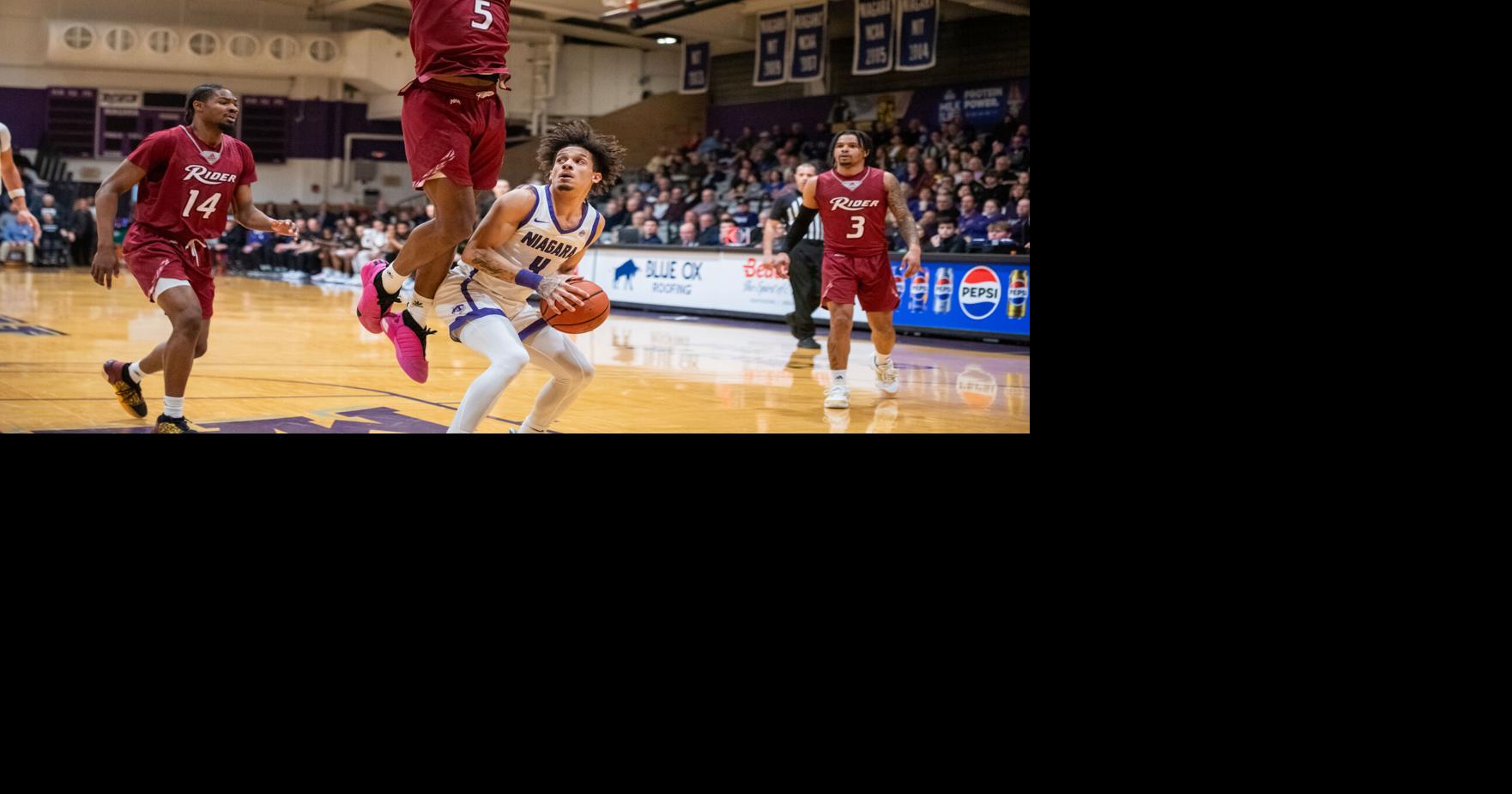 Mervin James dominates second half as Rider puts Niagara's MAAC title ...