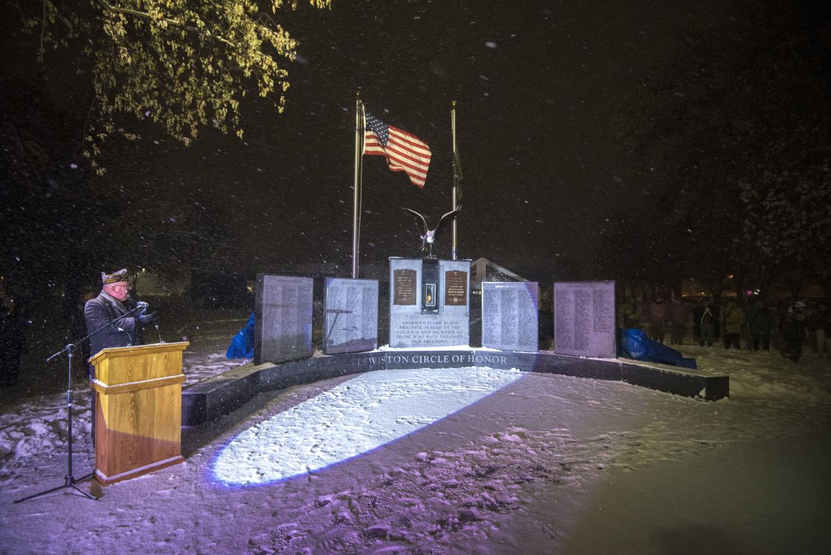 A warm welcome for Lewiston monument despite storm | Local News ...
