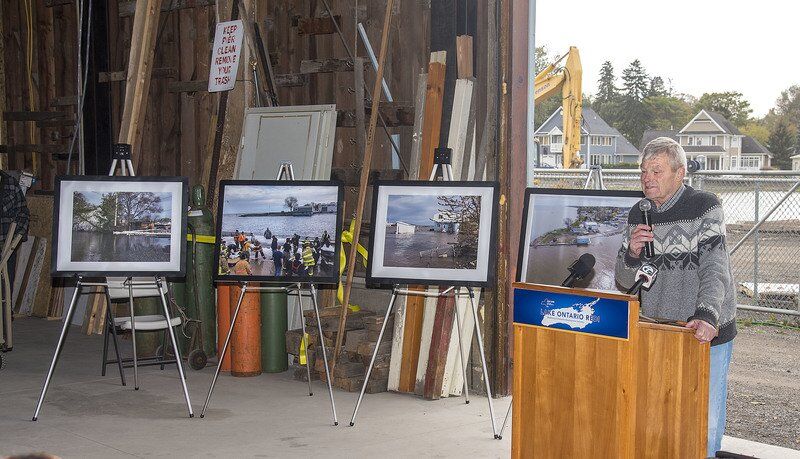 Gratitude floods Olcott as breakwall does its job | Local News ...