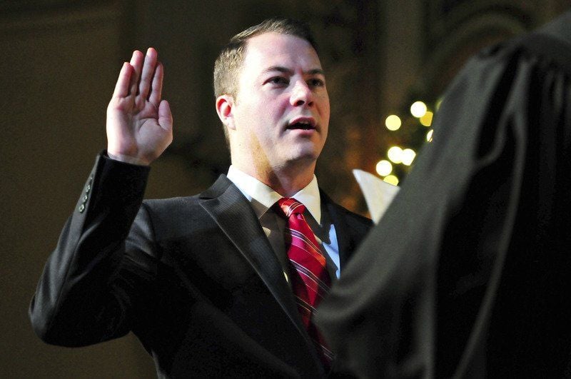 Rob Ortt sworn in as 62nd District senator at Riviera Theatre | Local ...