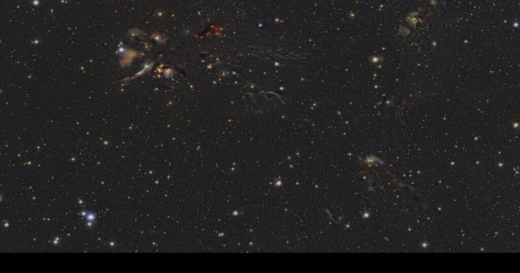 Stunning mosaic of baby star clusters created from 1M telescope shots ...