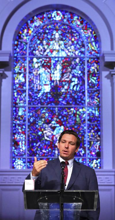 Florida Gov. Ron DeSantis woos GOP Christian voters but stays tight ...
