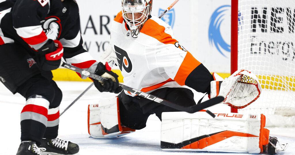 Ersson gets first career NHL shutout as Flyers beat Sabres | Sports ... Ersson gets first career NHL shutout as Flyers beat Sabres | Sports ...