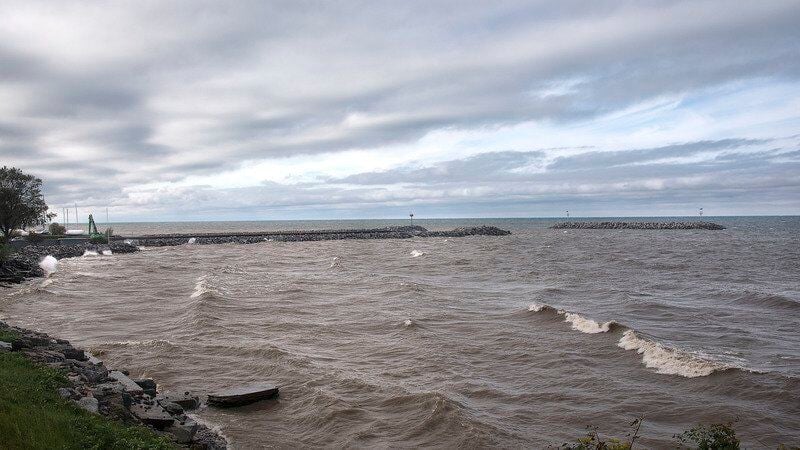Gratitude floods Olcott as breakwall does its job | Local News ...