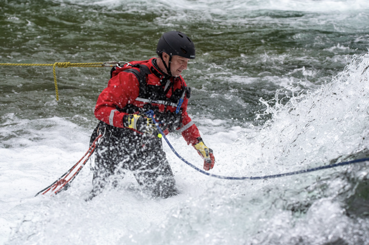 Falls Swift Water Rescue Team takes first plunge into the rapids ...