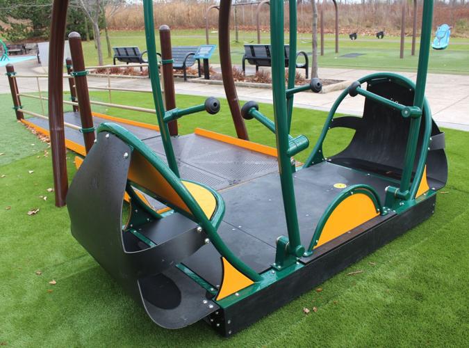 First wheelchair-accessible swing opens at Falls park