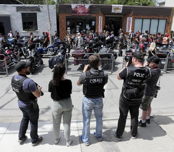 Hundreds of Hells Angels descend on east end Toronto