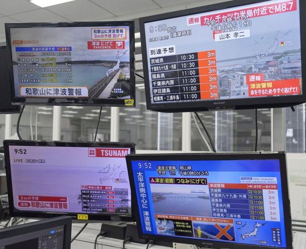 The Latest: Tsunami waves move across Pacific after 8.8-magnitude ...