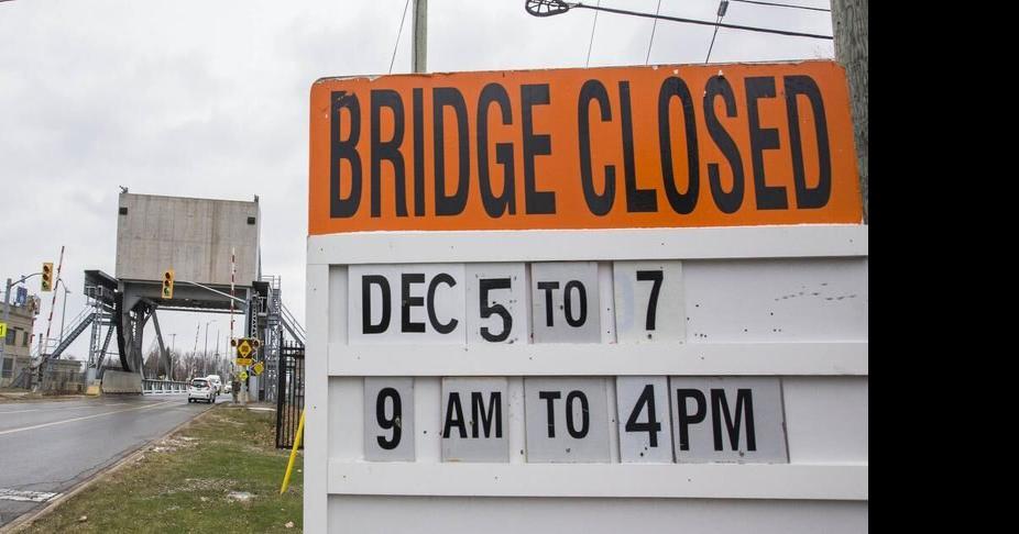 Lakeshore Road Bridge in St. Catharines closing for three days