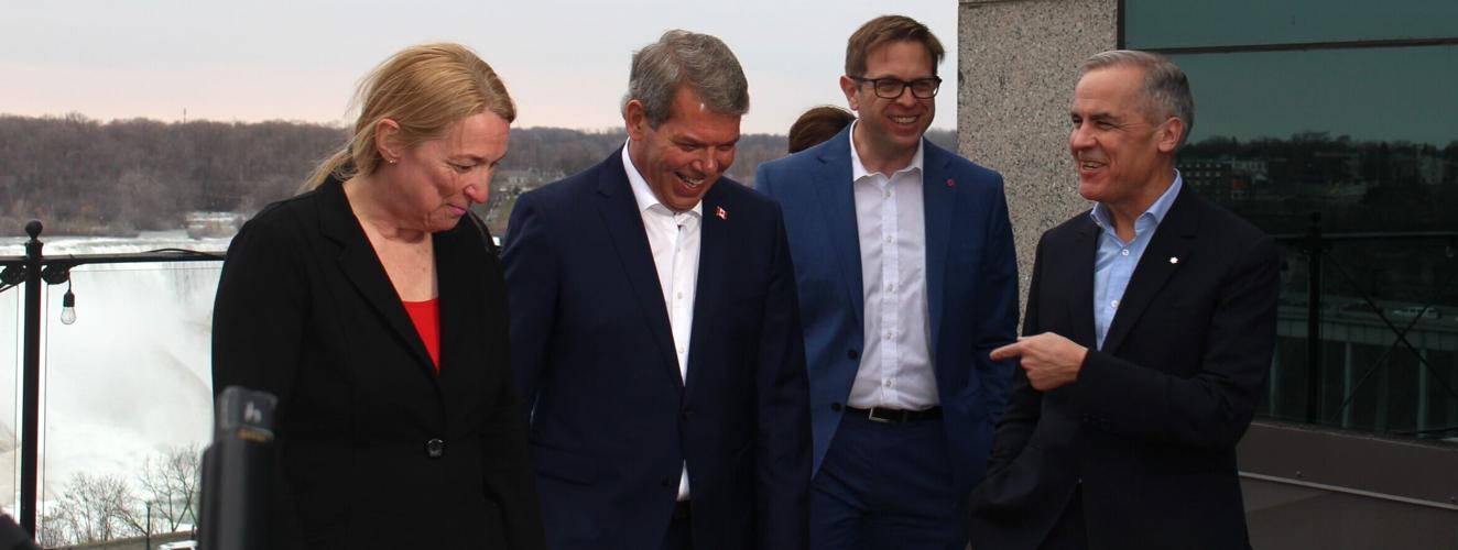 Liberal Leader Carney talks US relations in Niagara stop