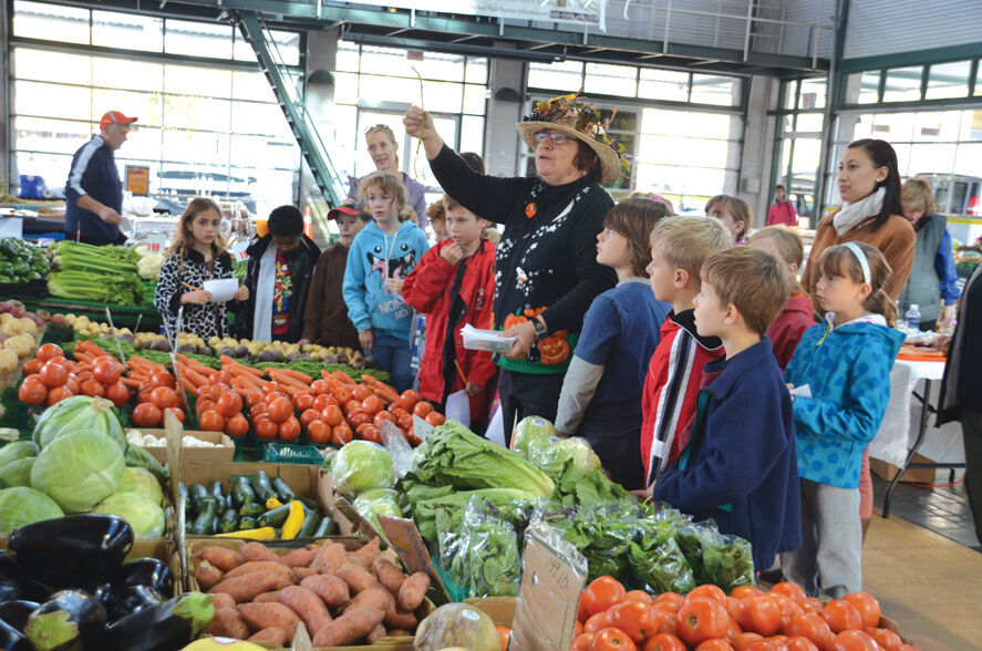 Farmers' market as classroom