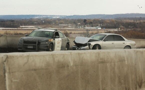 OPP cruiser involved in Skyway crash