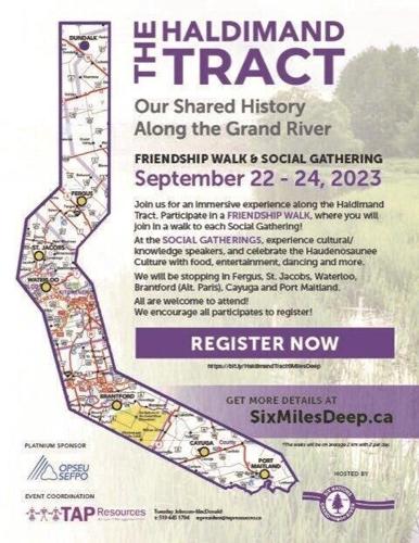 Walk in Waterloo to raise awareness about Haldimand Tract