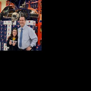 Go-karter raising donation for food bank