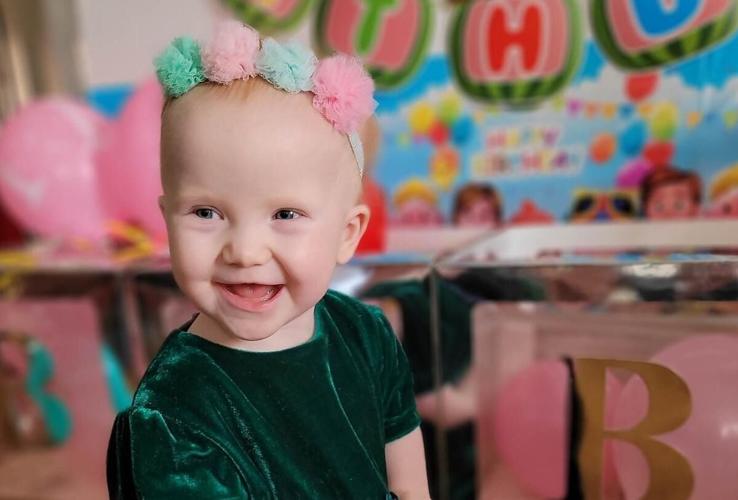 An illuminating birthday treat for a little girl