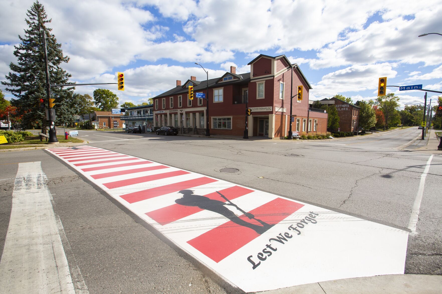 Crosswalks honouring veterans complete in Niagara Falls