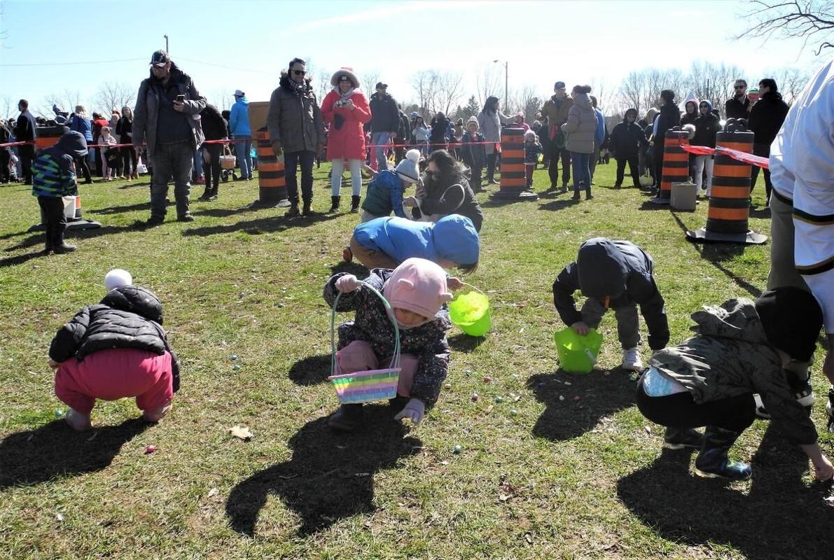 Record turnout for Niagara Falls Easter egg hunt at Firemen’s Park