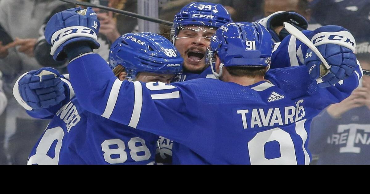 Leafs’ Matthews hits big milestone, going from hero to 60
