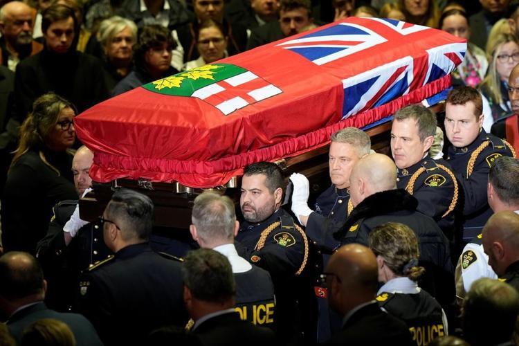 Slain OPP constable remembered at funeral