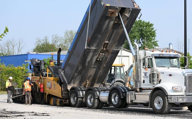 Photos: Fresh asphalt for Welland fire station