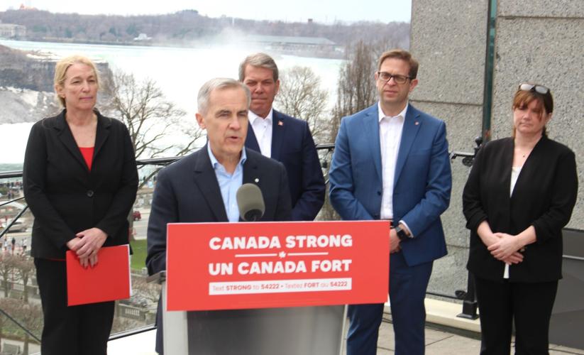 Liberal Leader Carney talks US relations in Niagara stop