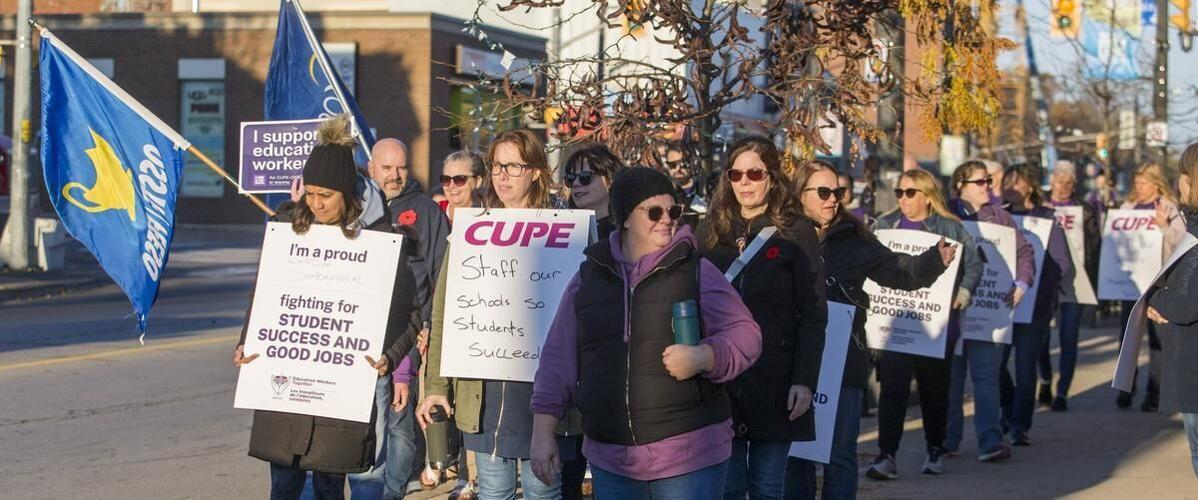 CUPE strike: Despite punitive legislation, education support workers ...