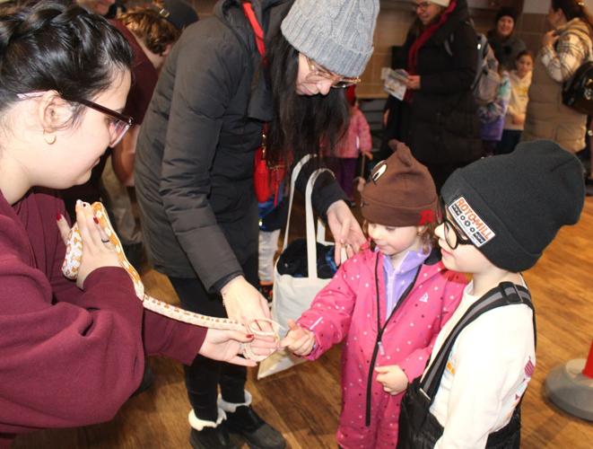Families celebrate winter at Heartland Forest