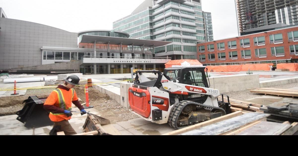 A revamped Carl Zehr Square at Kitchener City Hall set to open by summer