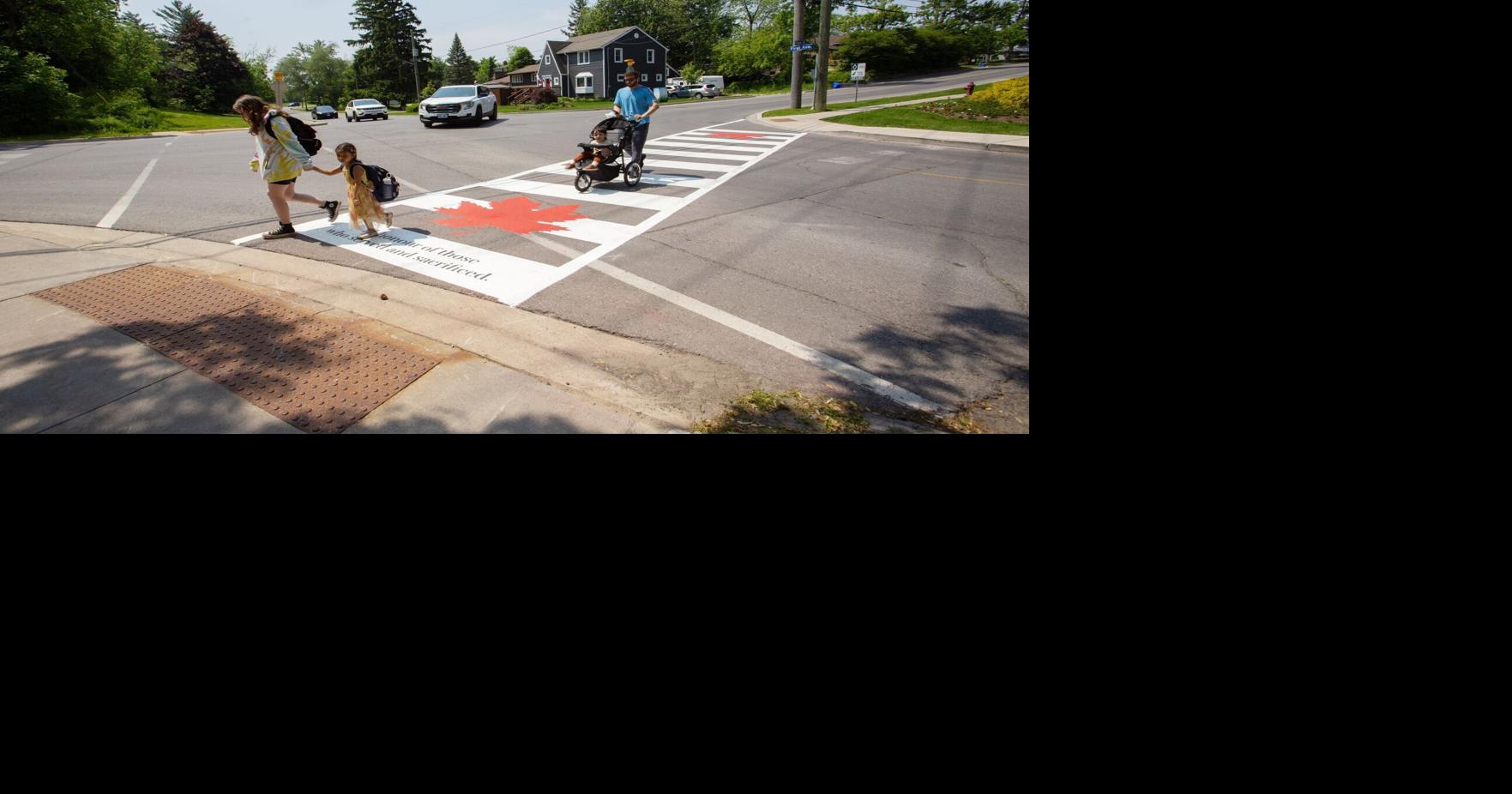 Falls looking to install crosswalk to honour veterans