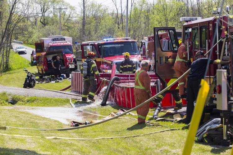Fire rips through home in rural Niagara Falls