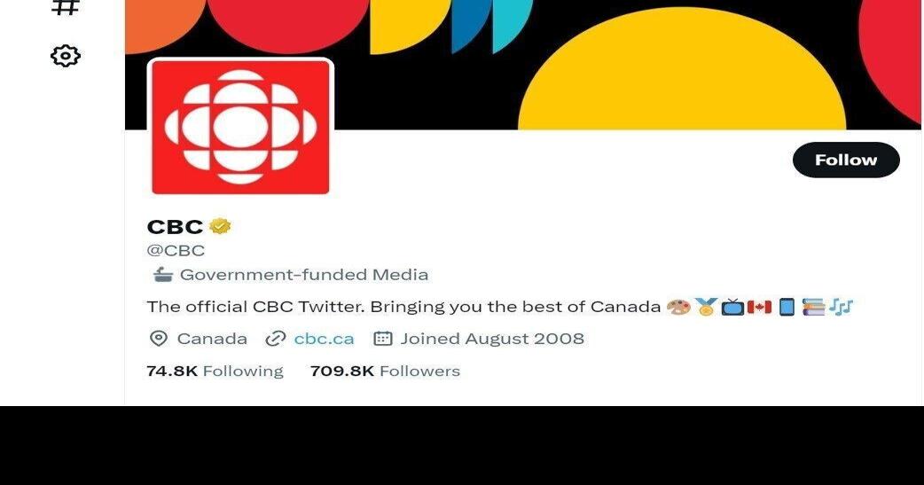 Twitter labels CBC account as ‘government-funded media’