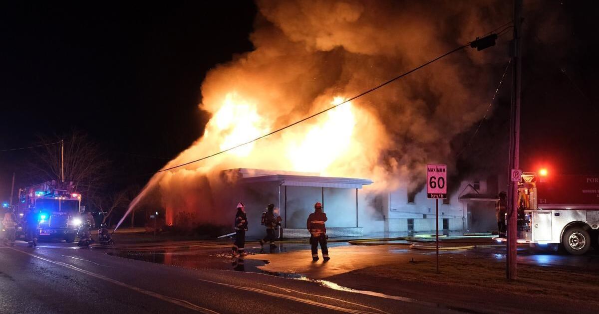 Fire destroys Port Colborne church