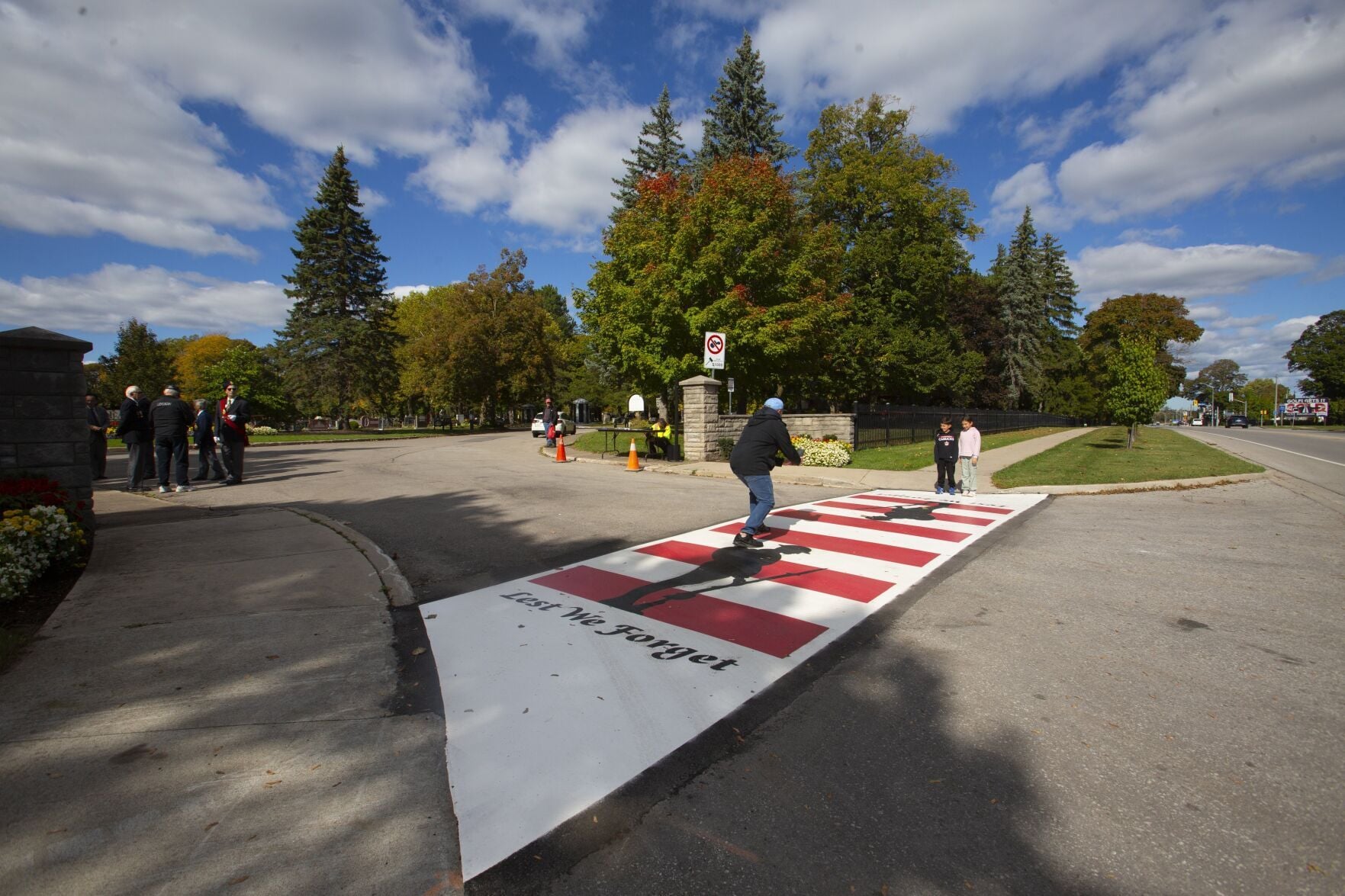 Crosswalks honouring veterans complete in Niagara Falls