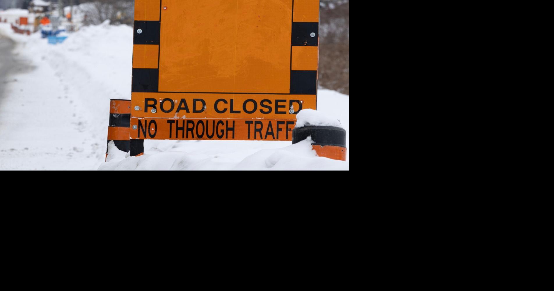 Temporary road closure for section of Portage Road