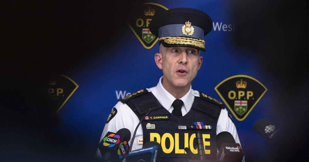 OPP commissioner ‘outraged’ alleged cop killer had warrant for arrest