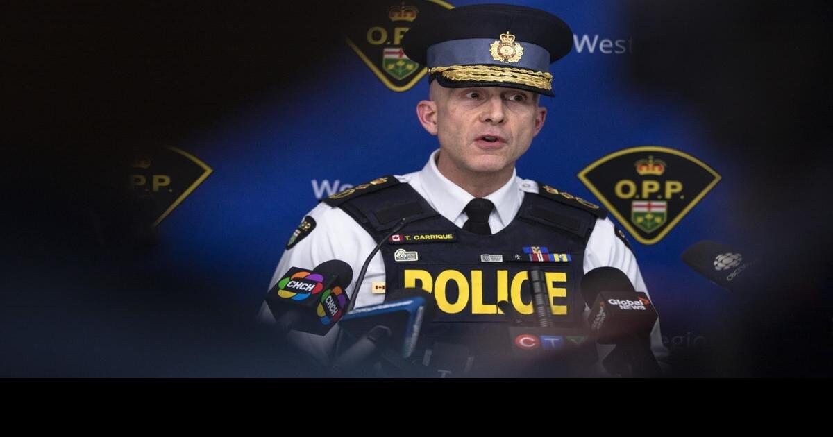 OPP commissioner ‘outraged’ alleged cop killer had warrant for arrest