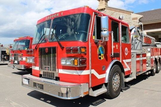 Structure fire in Stevensville