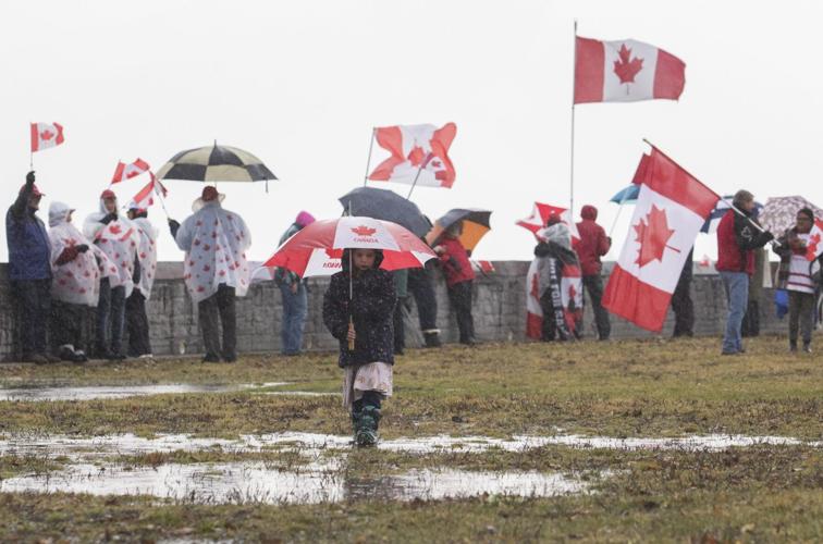 ‘Elbows up’ for Canada during cross-border rally