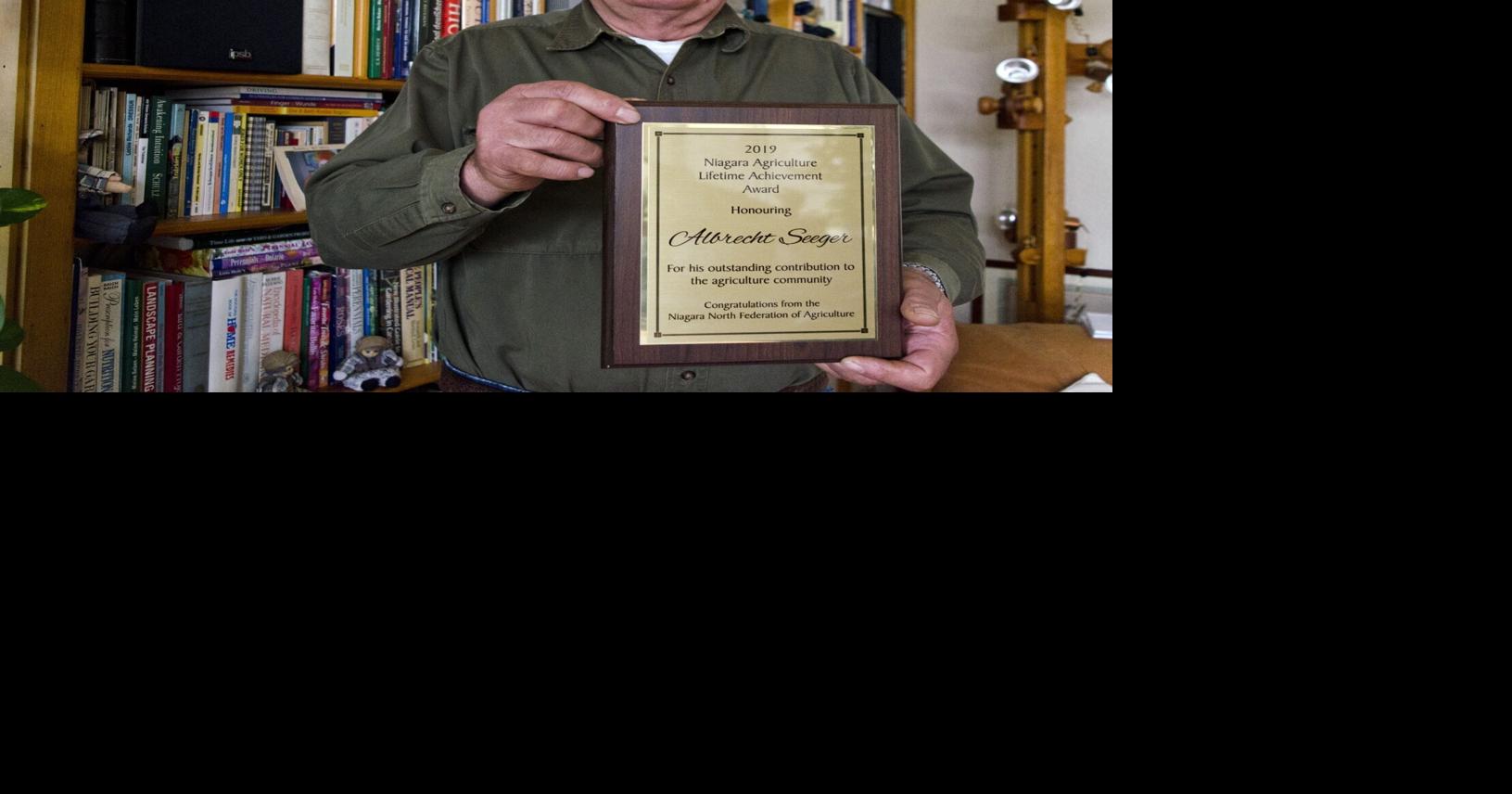 NOTL’s Albrecht Seeger wins lifetime achievement award