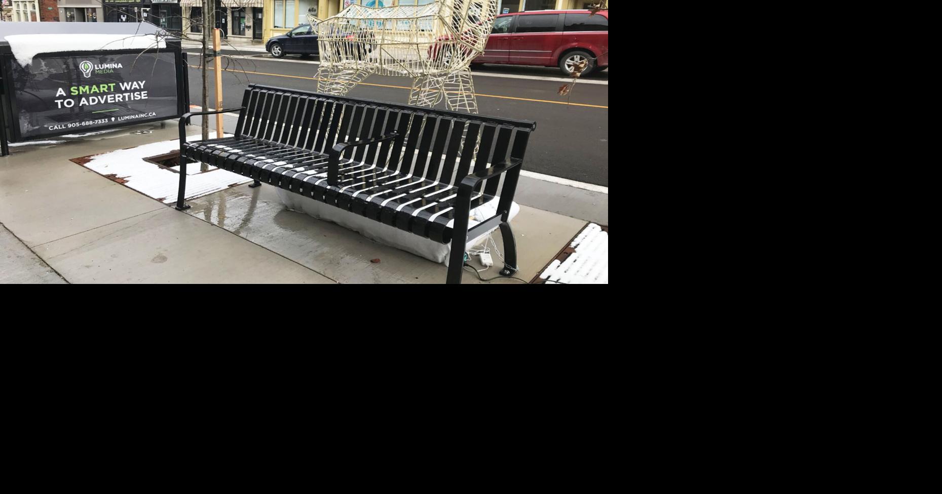 Downtown Thorold sells its soul for backwards benches