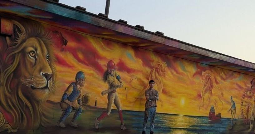 New Mural At Lions Field Celebrates Port Colborne S Spirit