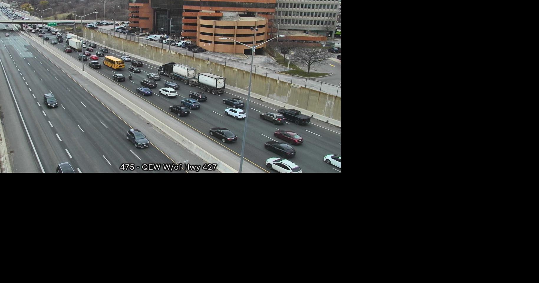 See where Niagara-bound QEW, border crossings are delayed