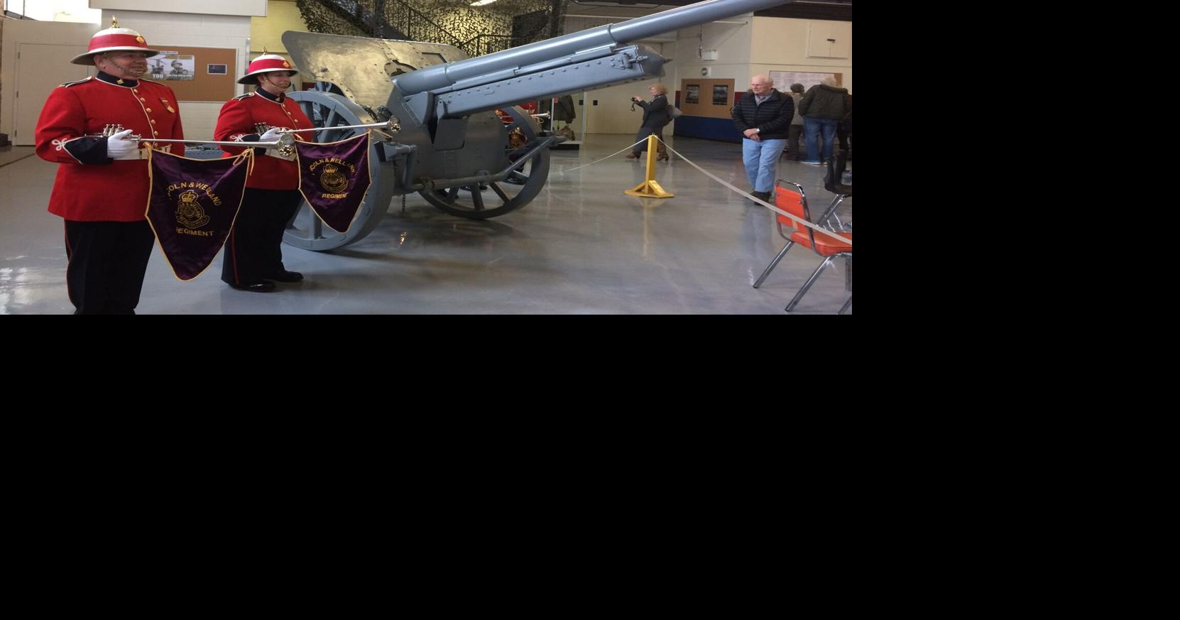 Public gets a glimpse of Vimy Ridge gun
