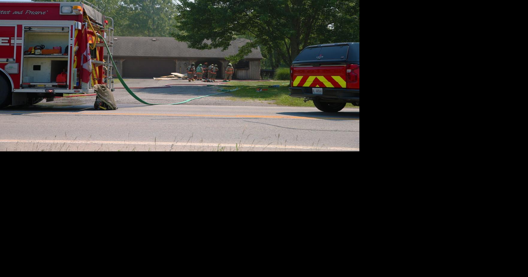 Fort Erie fire crews contain Bowen Road garage blaze