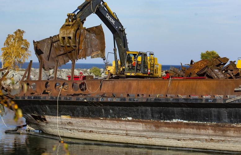 Landmark Jordan Harbour ‘pirate ship’ being taken apart