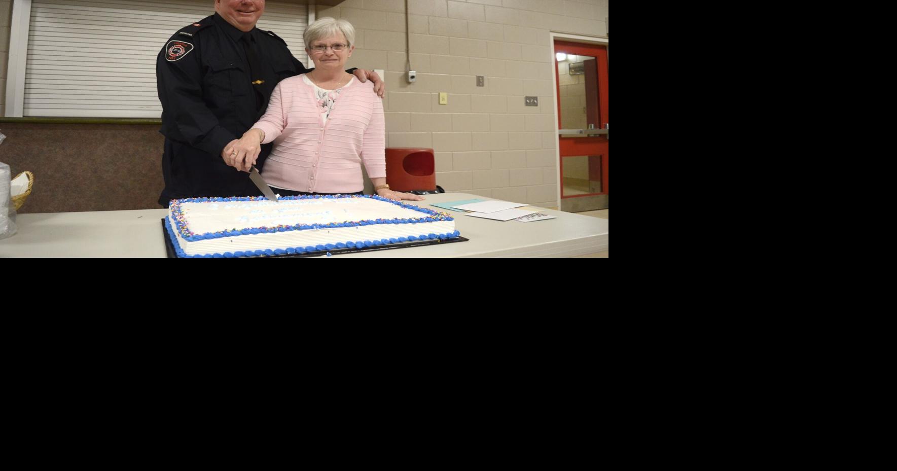 Thorold firefighters honour Ted Lucas for 47 years of service