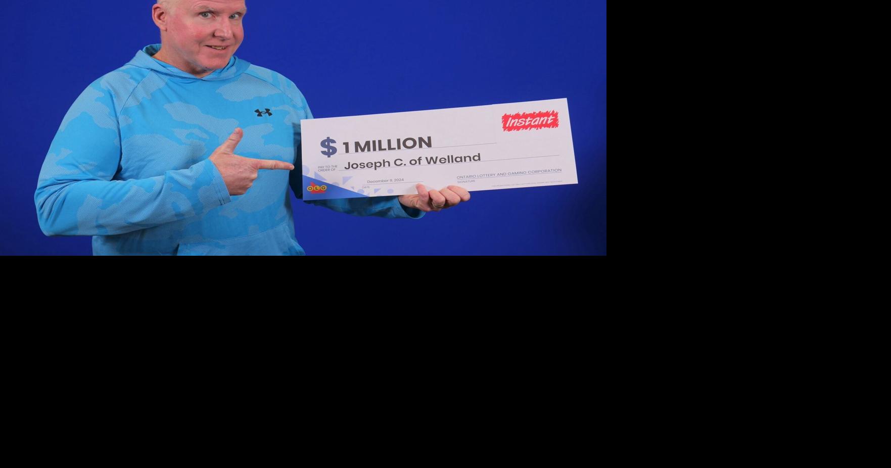Welland lottery player wins $1 million