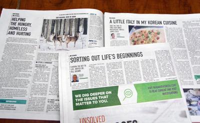 difference between newspaper and editorial