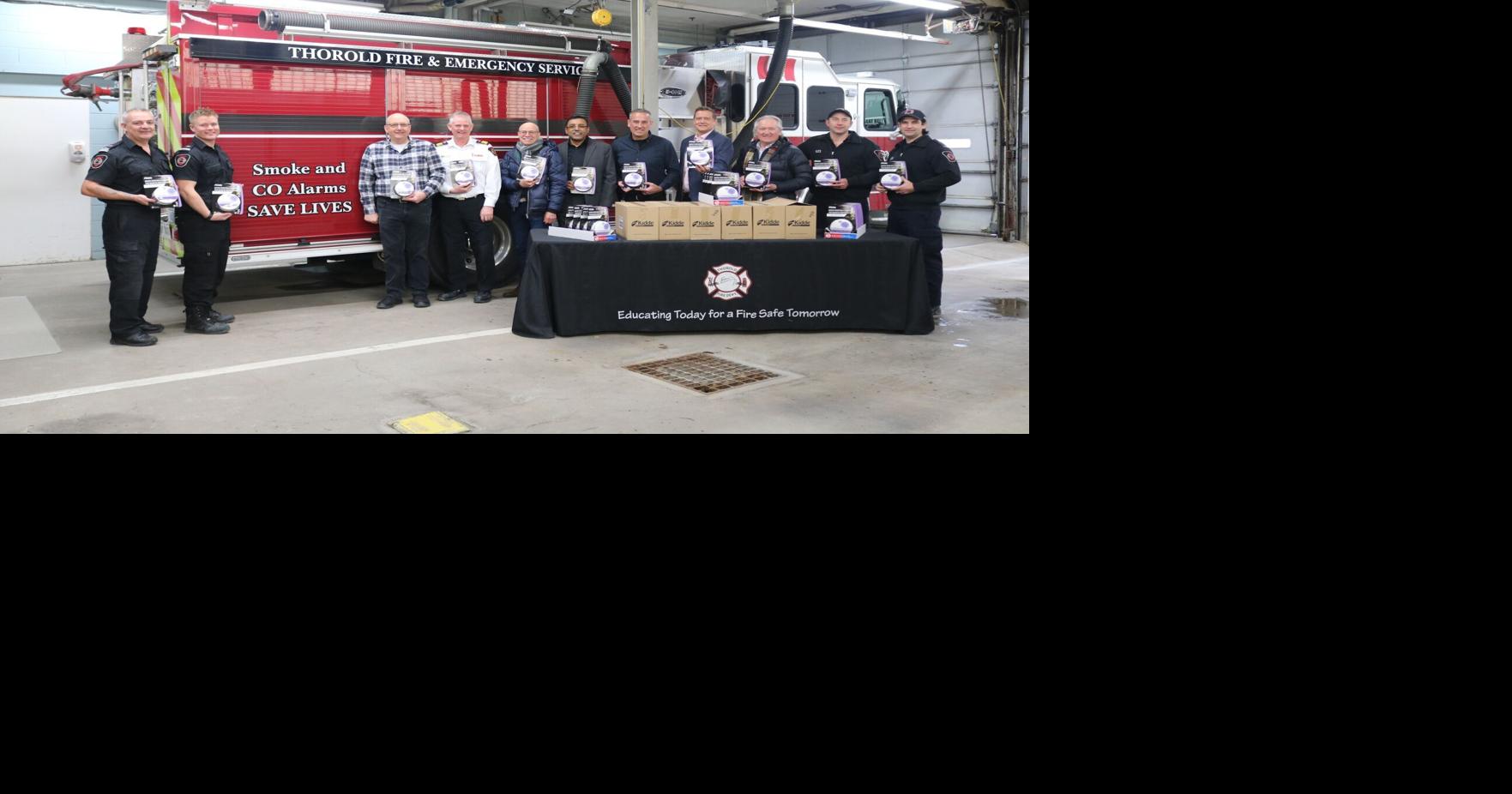 Thorold Fire Department receives more than 200 smoke alarms